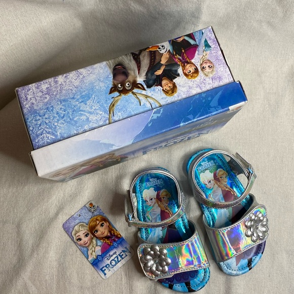 Disney | Shoes | Disney Frozen Sandals Kids Size 8 | Poshmark